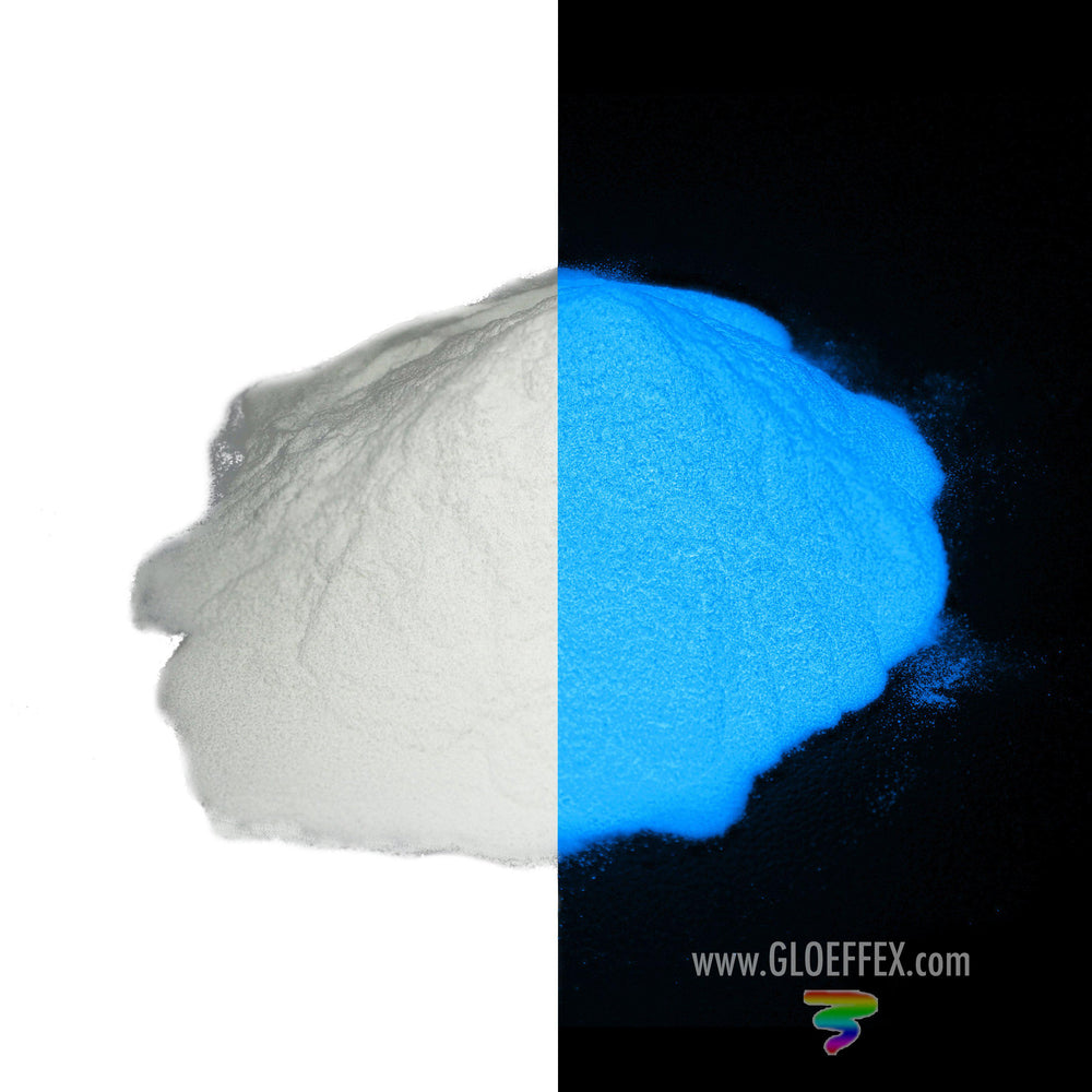 Phosphorescent Glow in the Dark Powder Pigment - Blue | GLO Effex