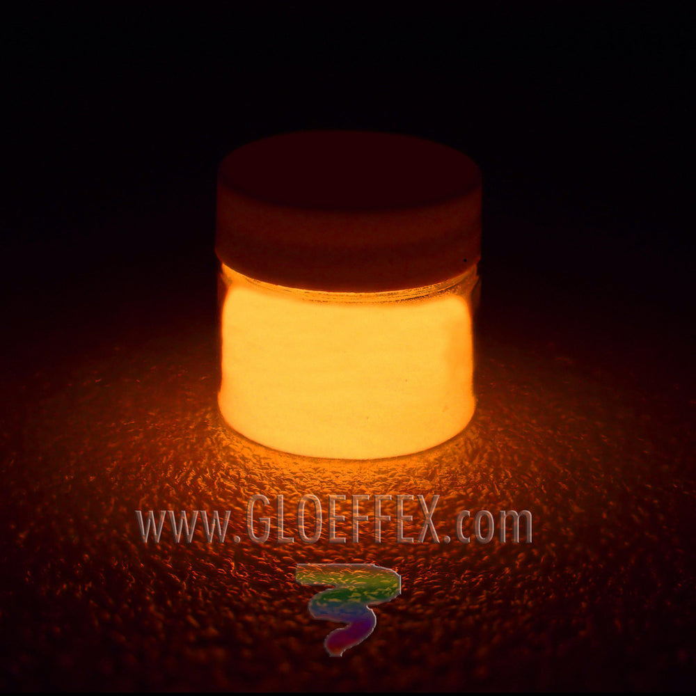 Phosphorescent Glow in the Dark Paint - Orange | GLO Effex